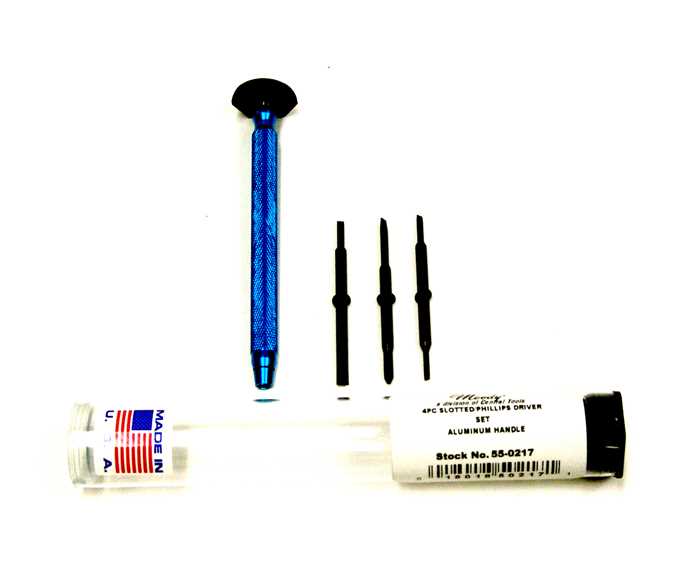 55-0217 – 4pc Reversible Tip Driver Set