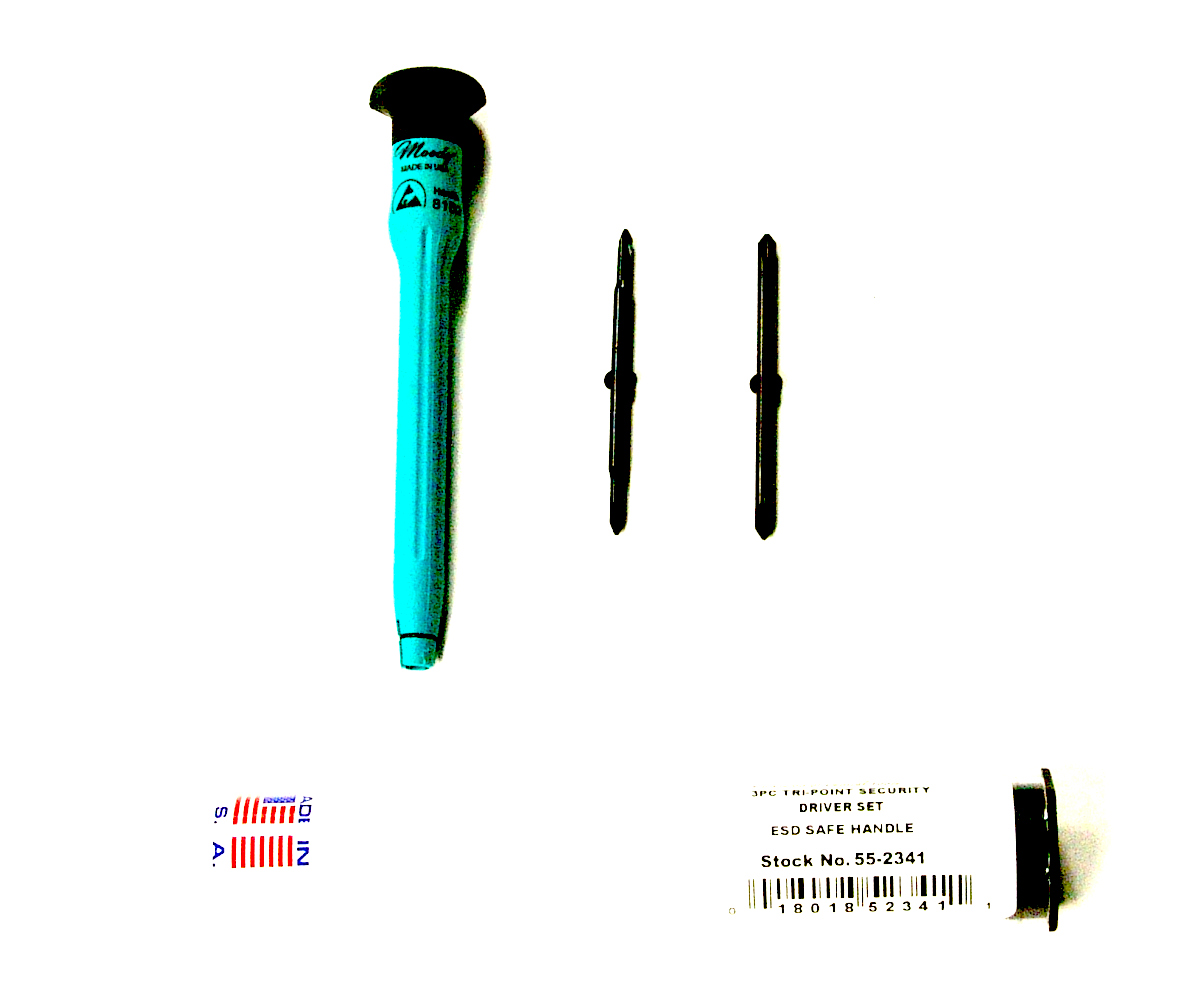 55-2341 – 3pc Tri-Point Reversible Driver Set